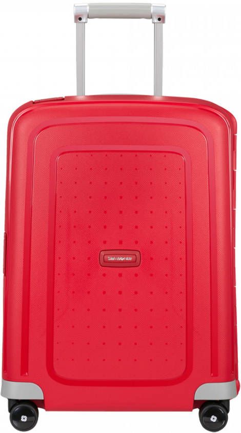 Samsonite S&apos, Cure Spinner 55 crimson red Harde Koffer ...