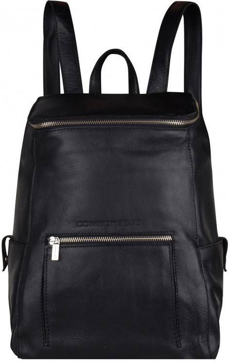 Cowboysbag Slanted Delta Backpack 13" black backpack - Tassenshoponline.nl